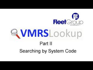 VMRS Lookup Part II - Searching by Code Key 31 System Code - View Video